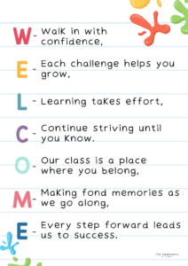 Classroom Welcome Sign Freebie -10 Super Cute Classroom Welcome Posters ...