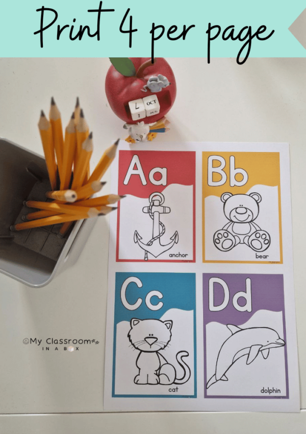 Alphabet Flashcards A-Z - The Cassia Box